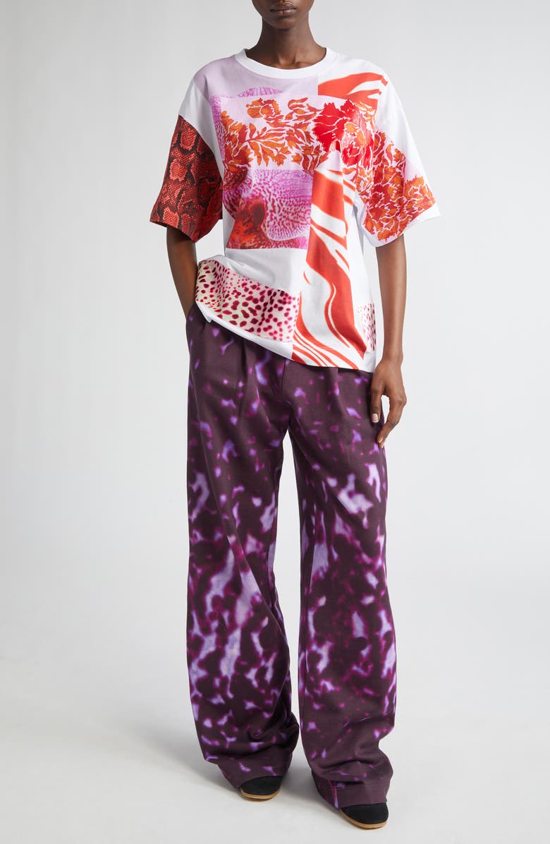 Dries Van Noten Hegels Mixed Print T-Shirt | Nordstromrack