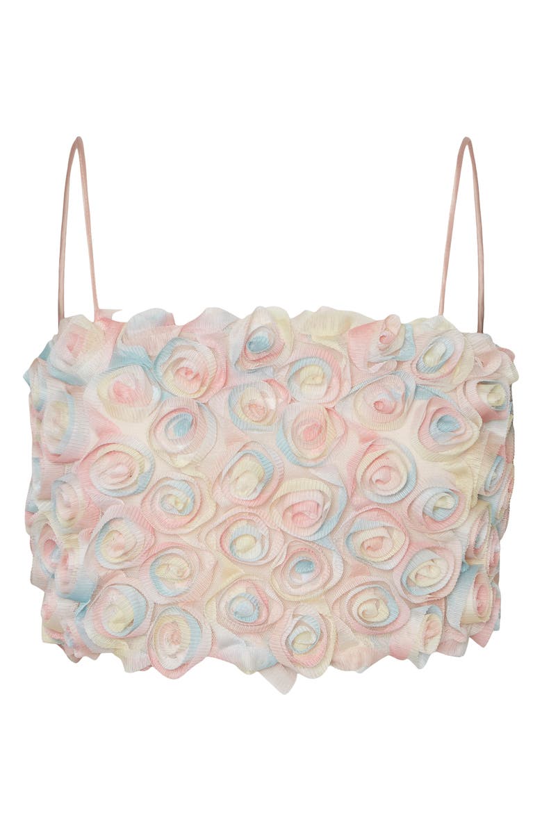 SOMETHING NEW Milly Rosette Crop Camisole | Nordstromrack