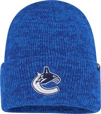 '47 Men's '47 Blue Vancouver Canucks Brain Freeze Cuffed Knit Hat ...