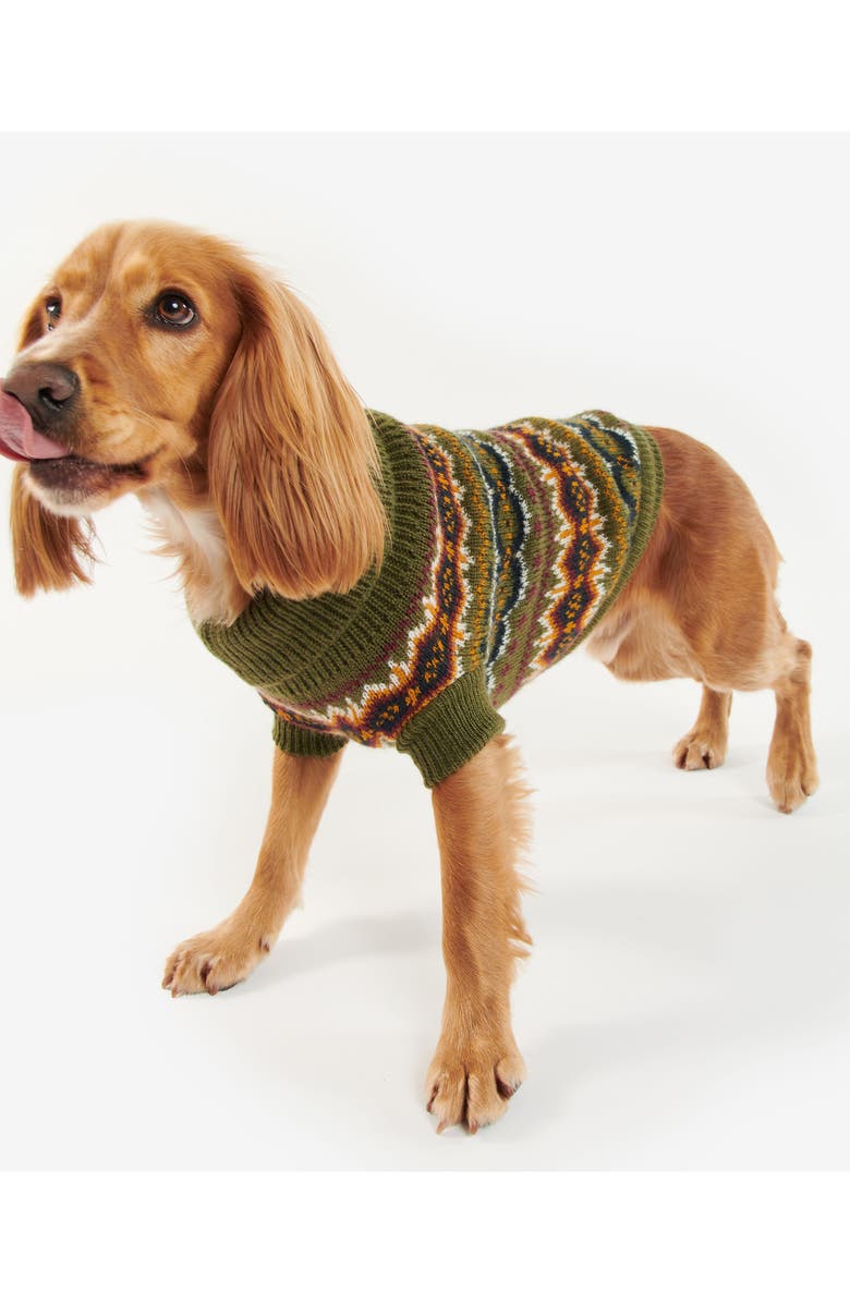 Barbour Case Fair Isle Dog Sweater | Nordstrom