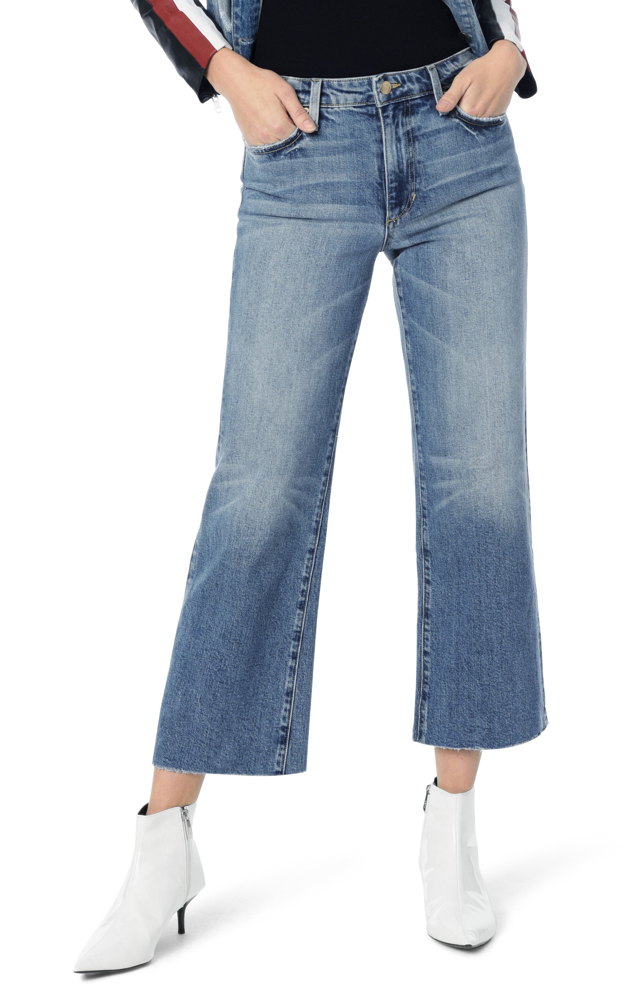 Joe's The Classics Collection Wyatt Crop Wide Leg Jeans | Nordstrom