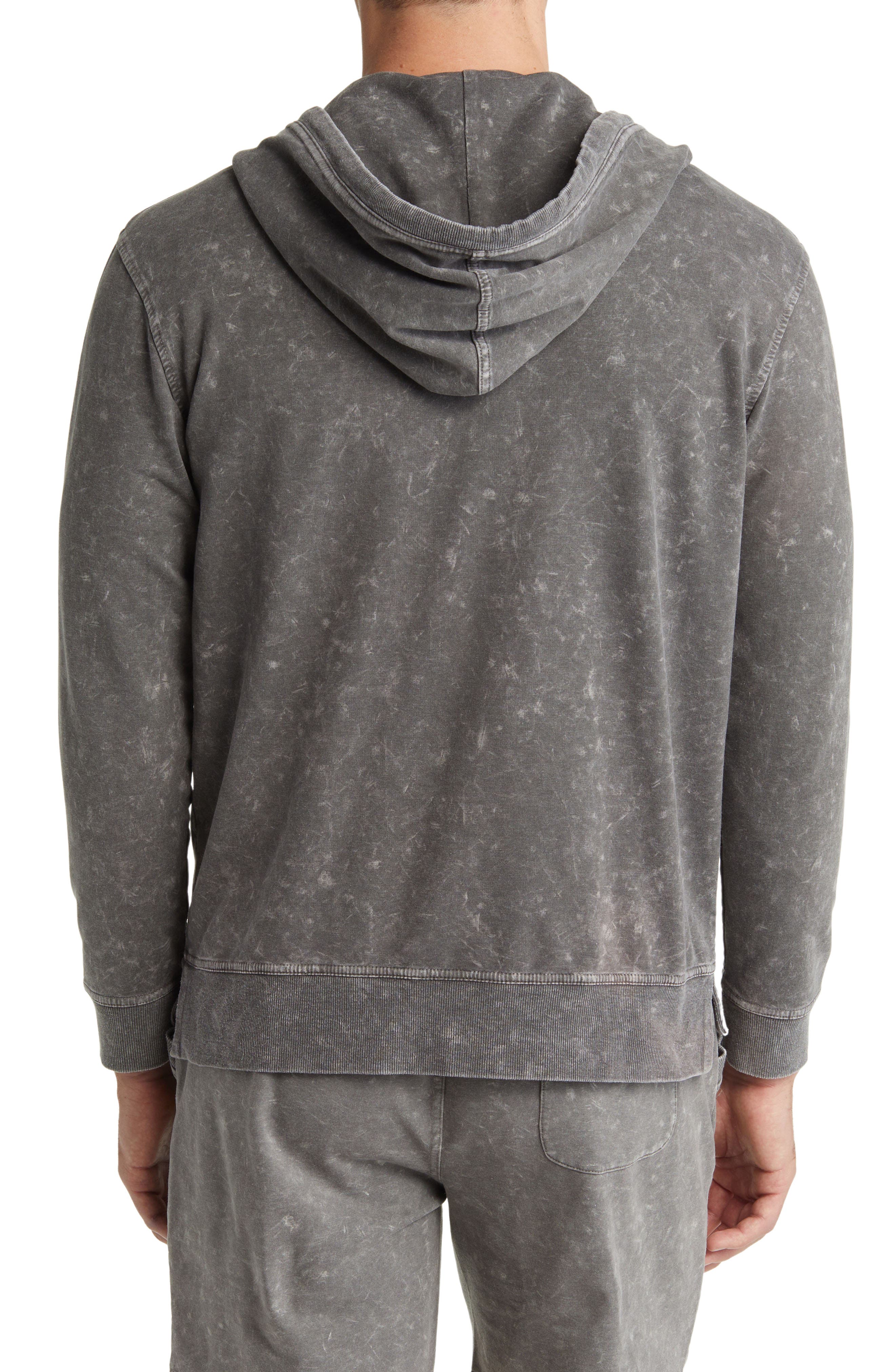 Stone Rose Acid Wash Fleece Zip Hoodie | Nordstromrack