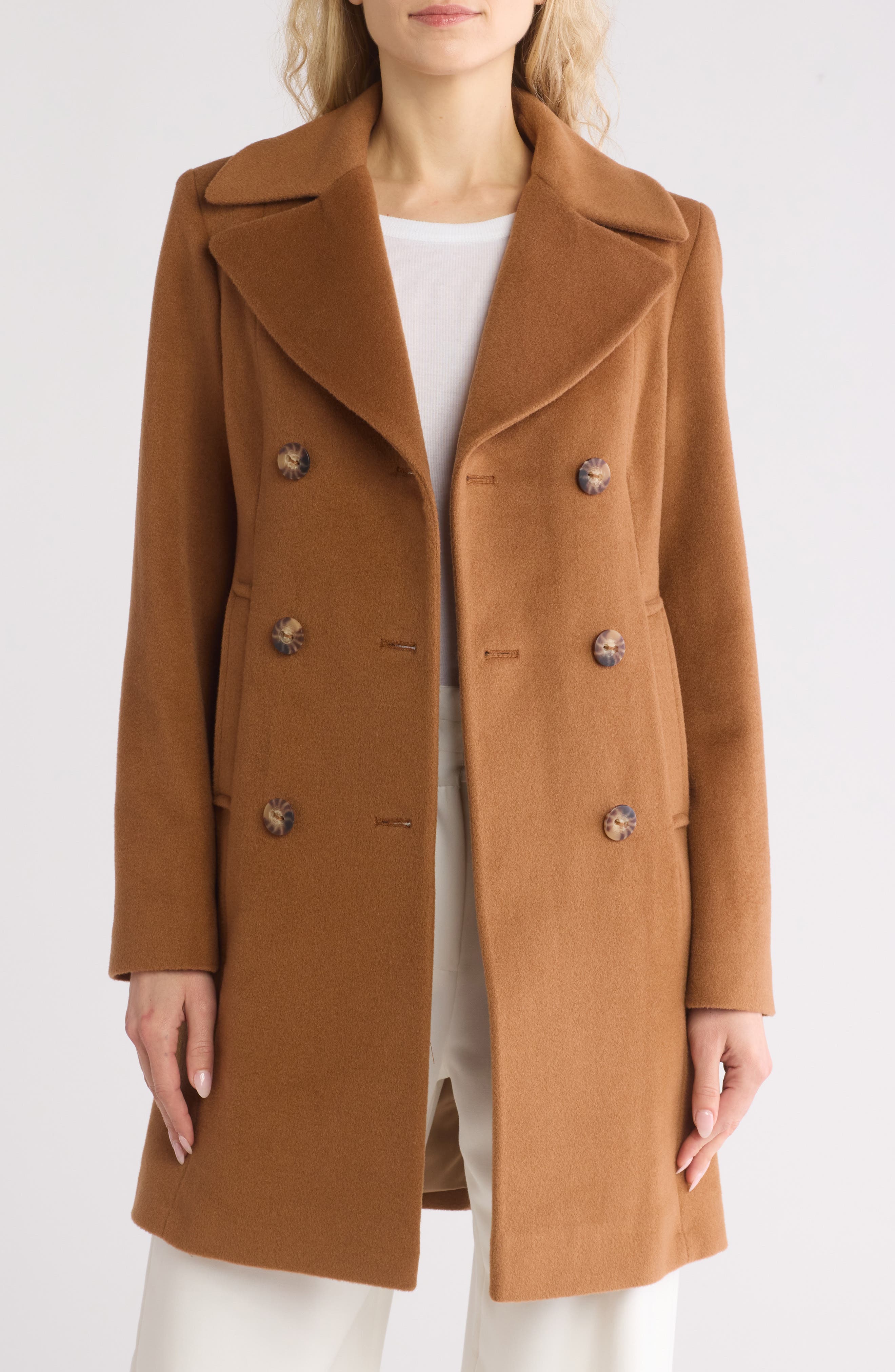 Fleurette Elongated Peacoat | Nordstromrack