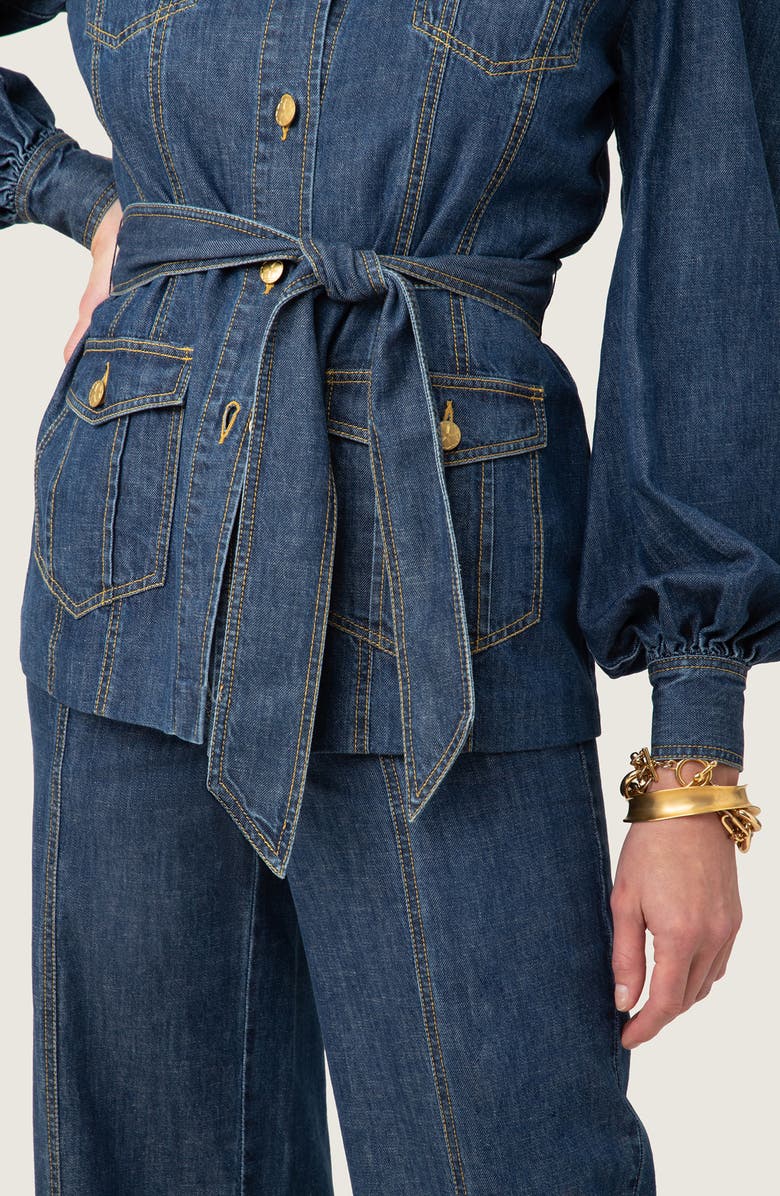 Trina Turk Odetta Belted Denim Jacket | Nordstromrack