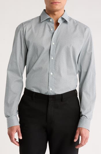 HUGO Valerio Modern Fit Cotton Dress Shirt | Nordstromrack