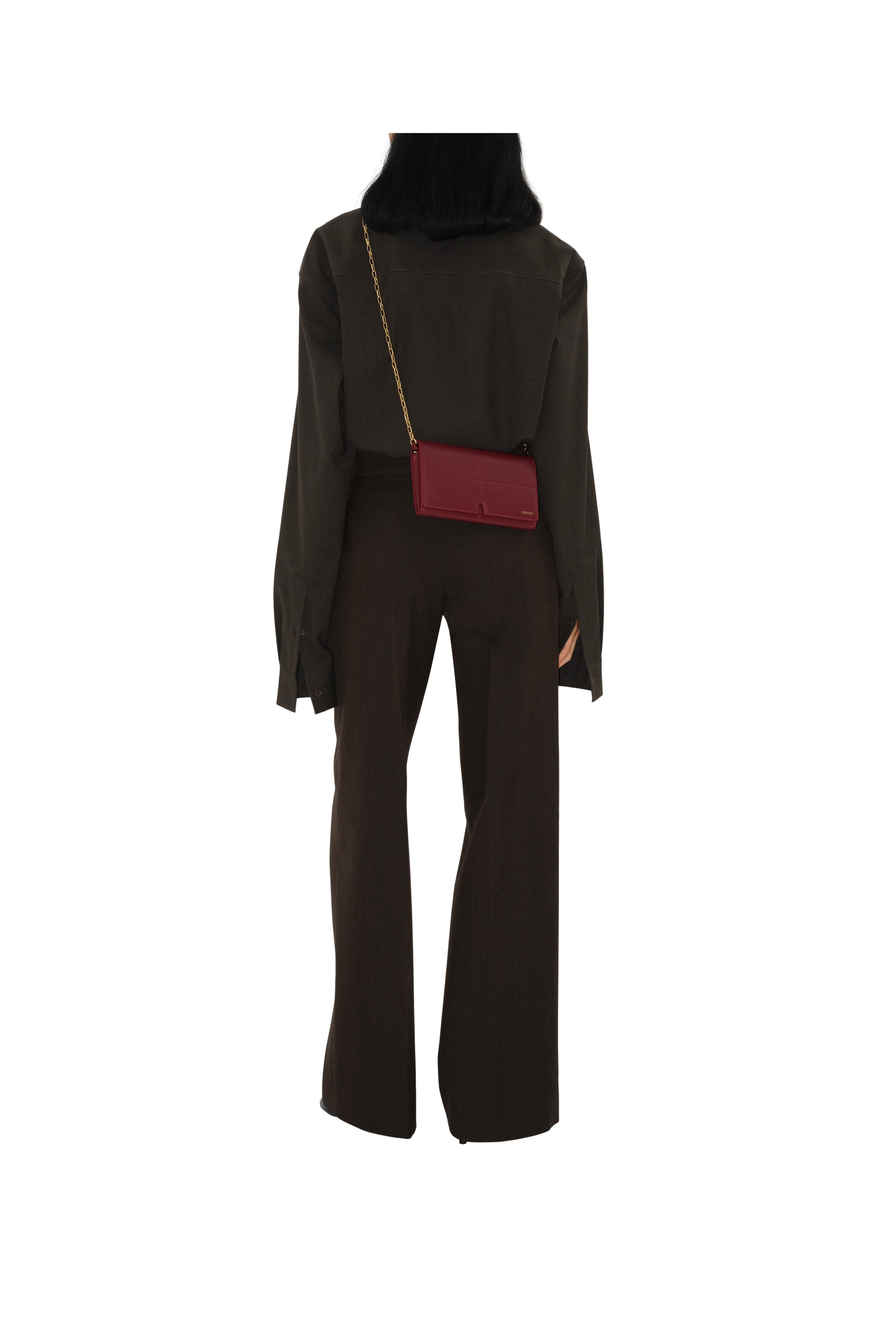 Burberry Snip Chain Strap Wallet | Nordstrom