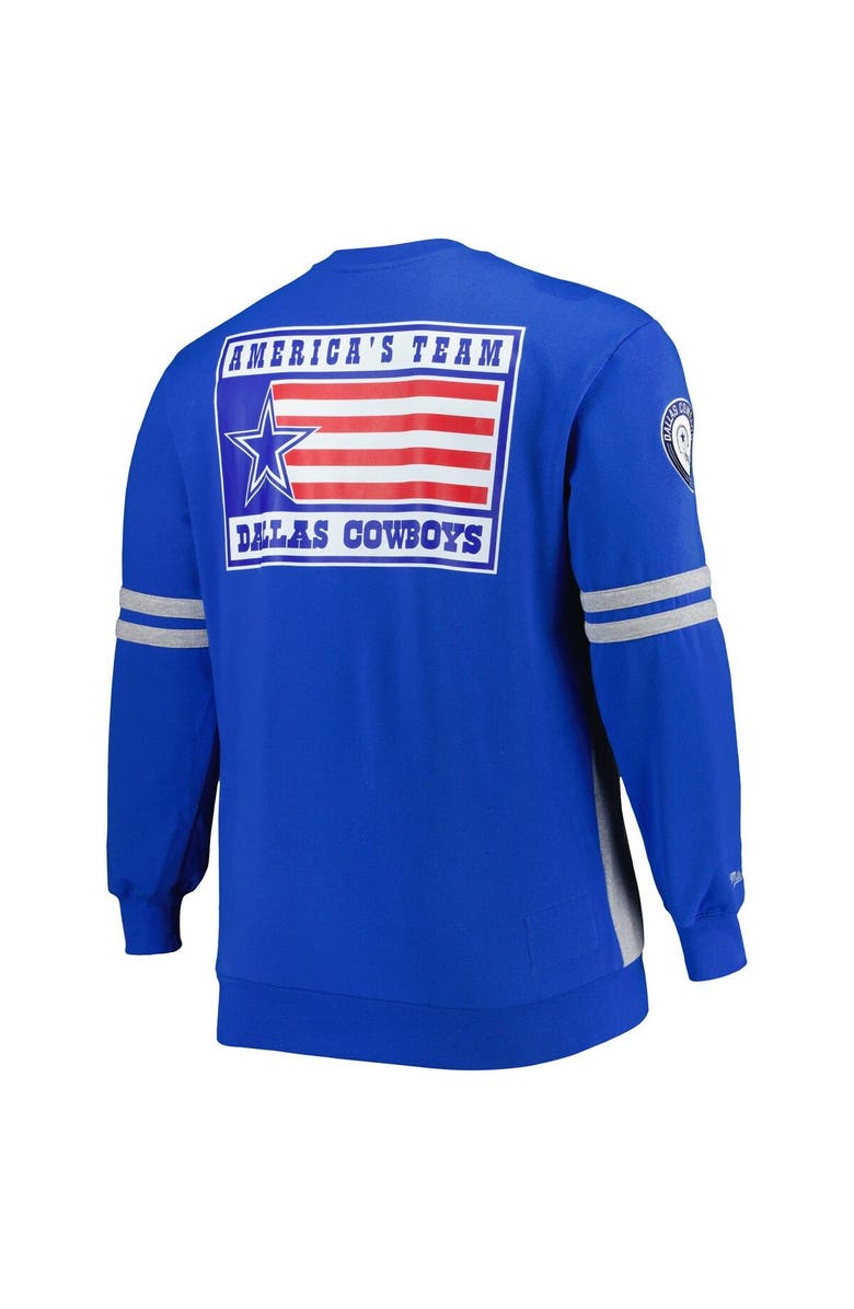 Mitchell & Ness Men's Mitchell & Ness Royal/Gray Dallas Cowboys Big ...