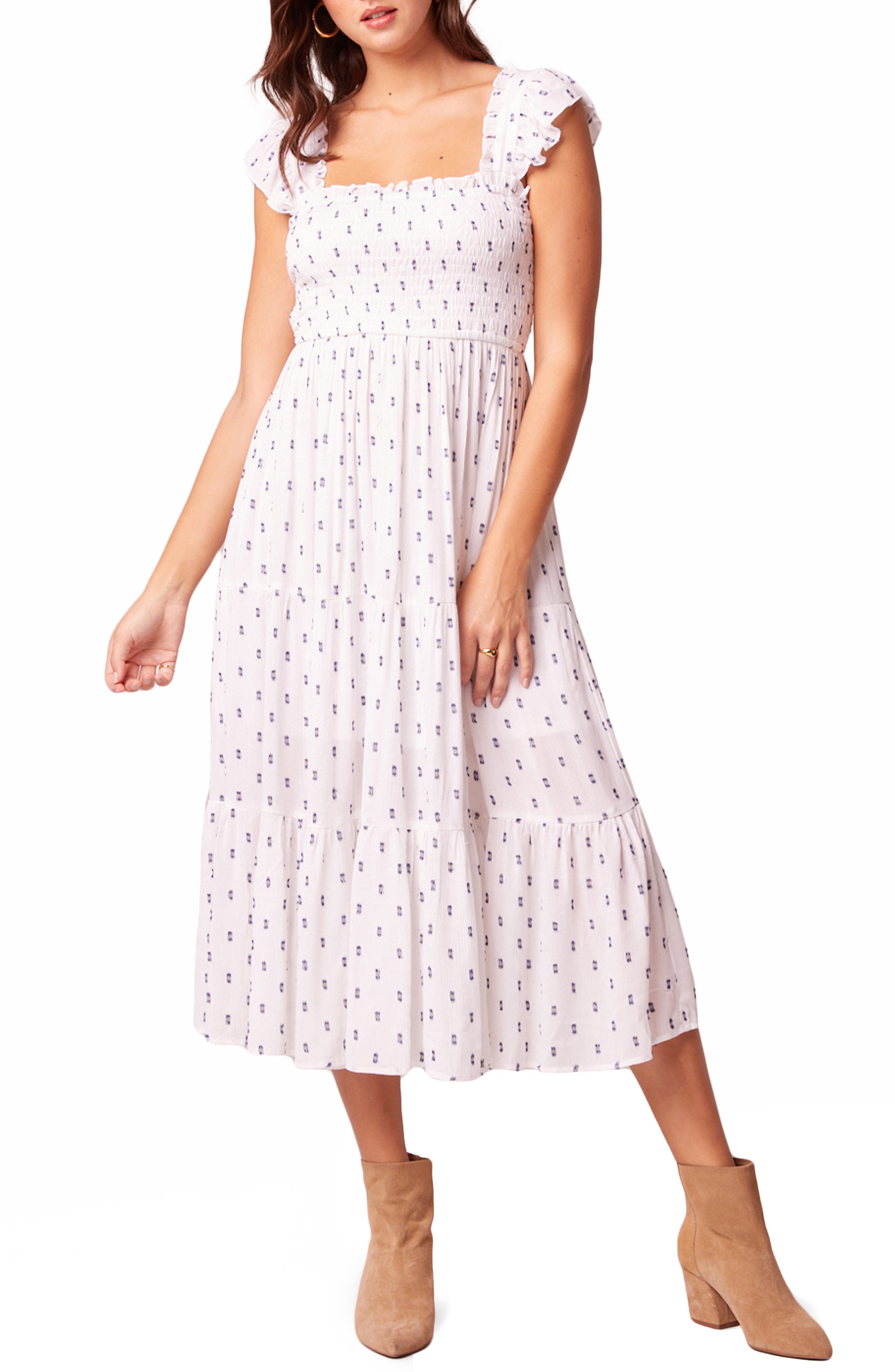 band of the free Sounds of Silence Tiered Sundress | Nordstrom
