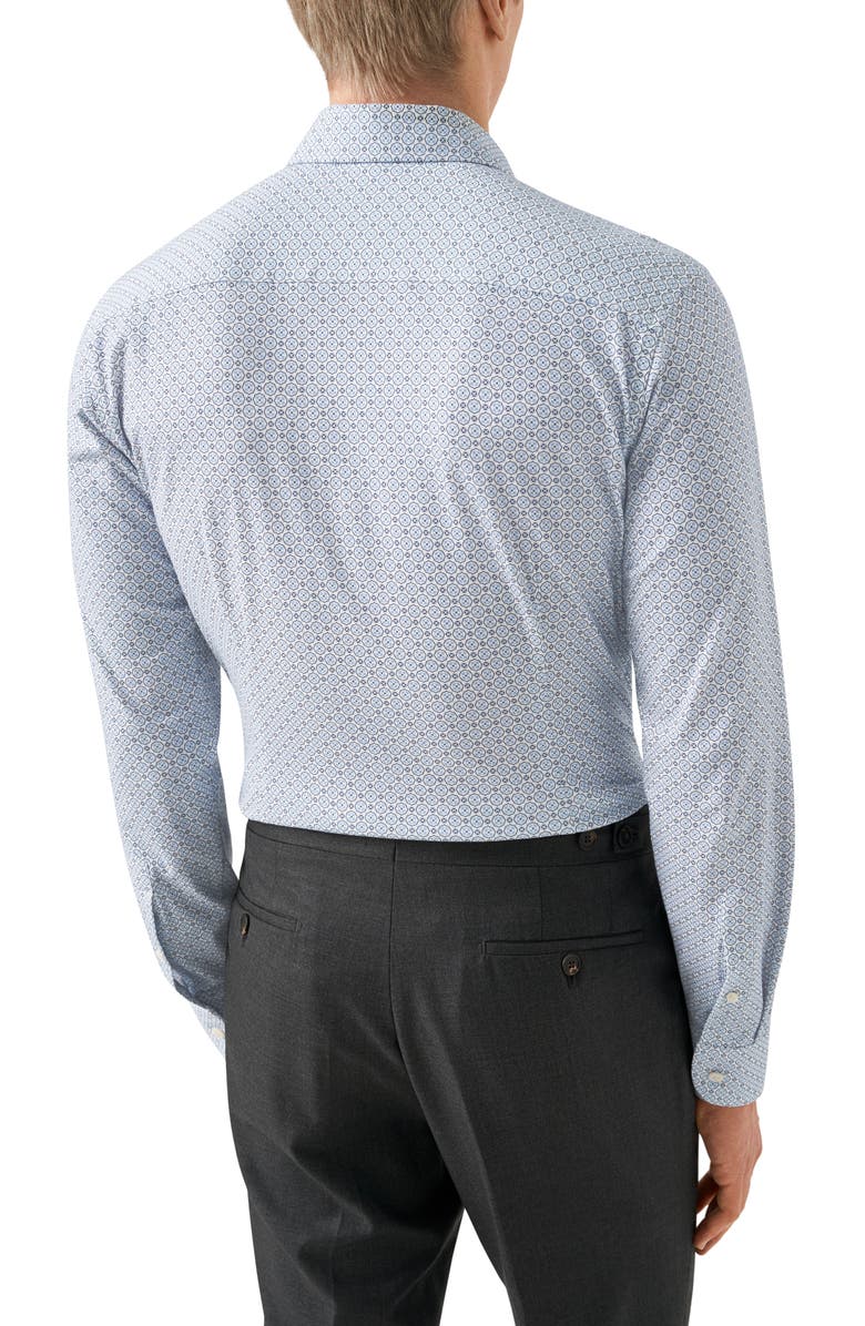 Eton Slim Fit Medallion 4Flex Stretch Dress Shirt | Nordstrom