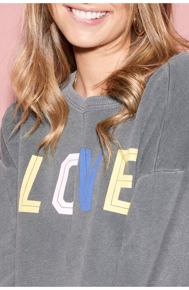 Wildfox Flora Love Oversized Sweater | Nordstromrack