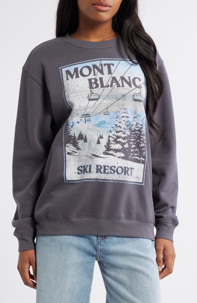 Vinyl Icons Mont Blanc Graphic Fleece Sweatshirt | Nordstromrack