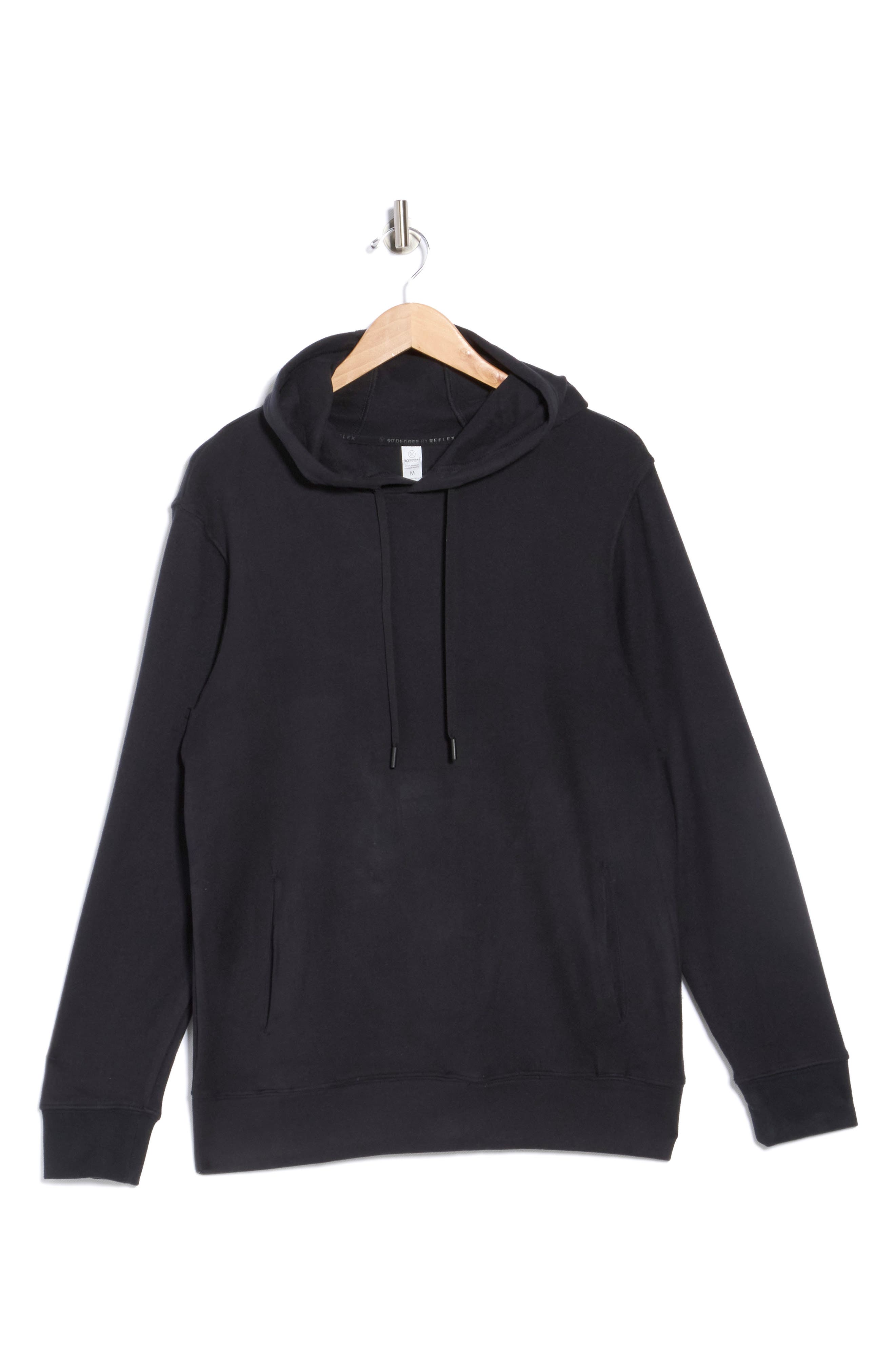 90 DEGREE BY REFLEX Fleece Pullover Hoodie | Nordstromrack