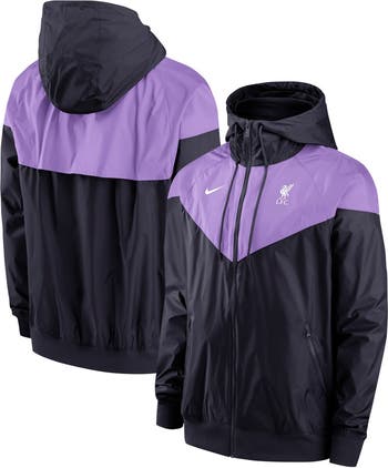 Nike Men's Nike Purple Liverpool Windrunner Move To Zero Hoodie Full ...