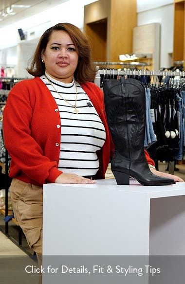 Dolce Vita Ryatt Clip Toe Western Boot (Women) | Nordstromrack