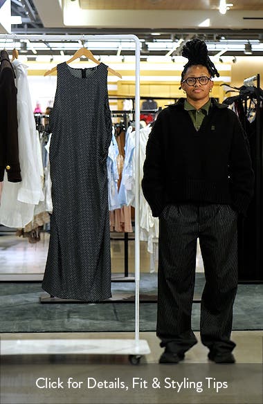 MANGO Polka Dot Sleeveless Dress | Nordstromrack