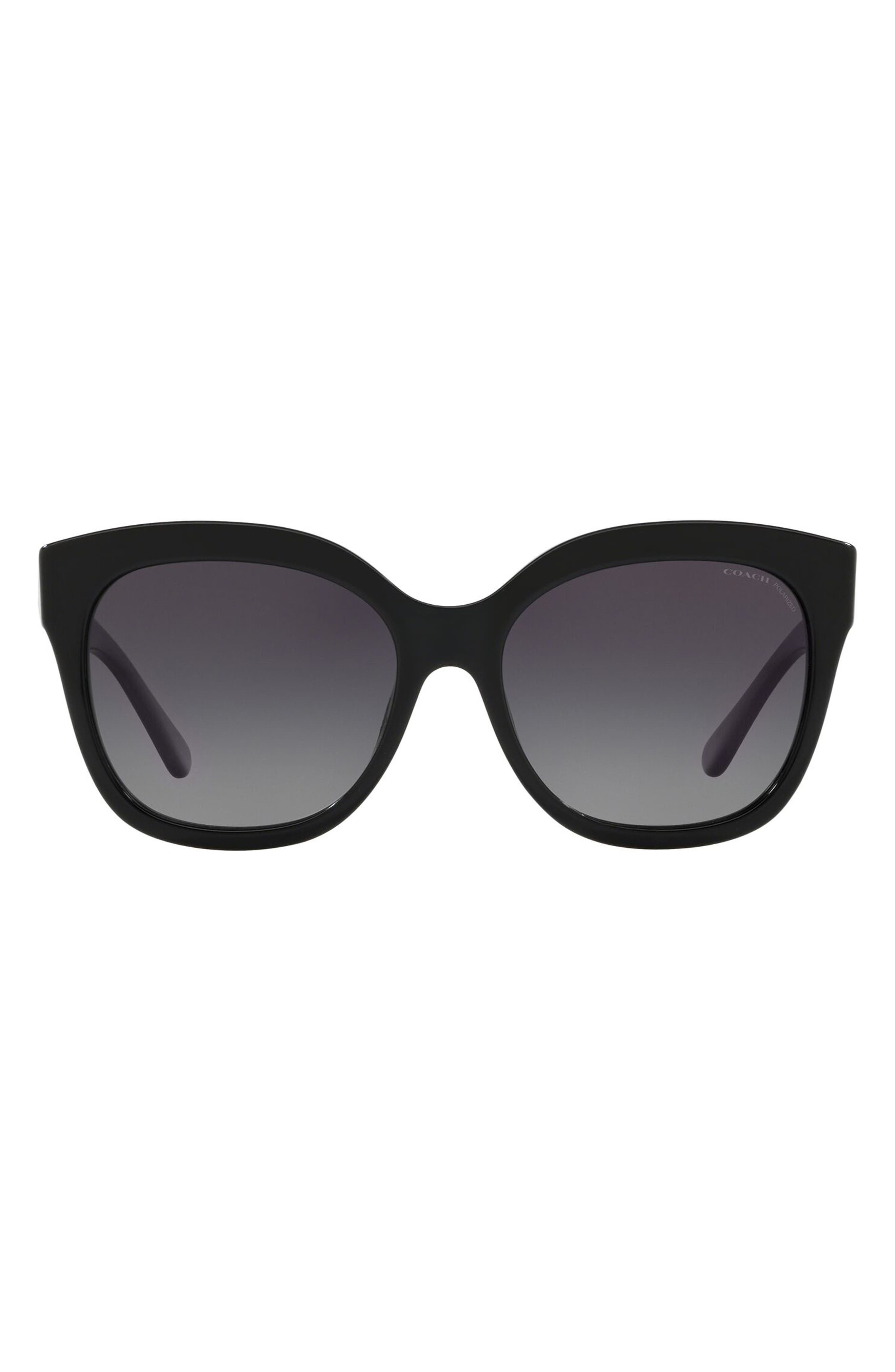 COACH Horse & Carriage 56mm Polarized Cat Eye Sunglasses | Nordstrom