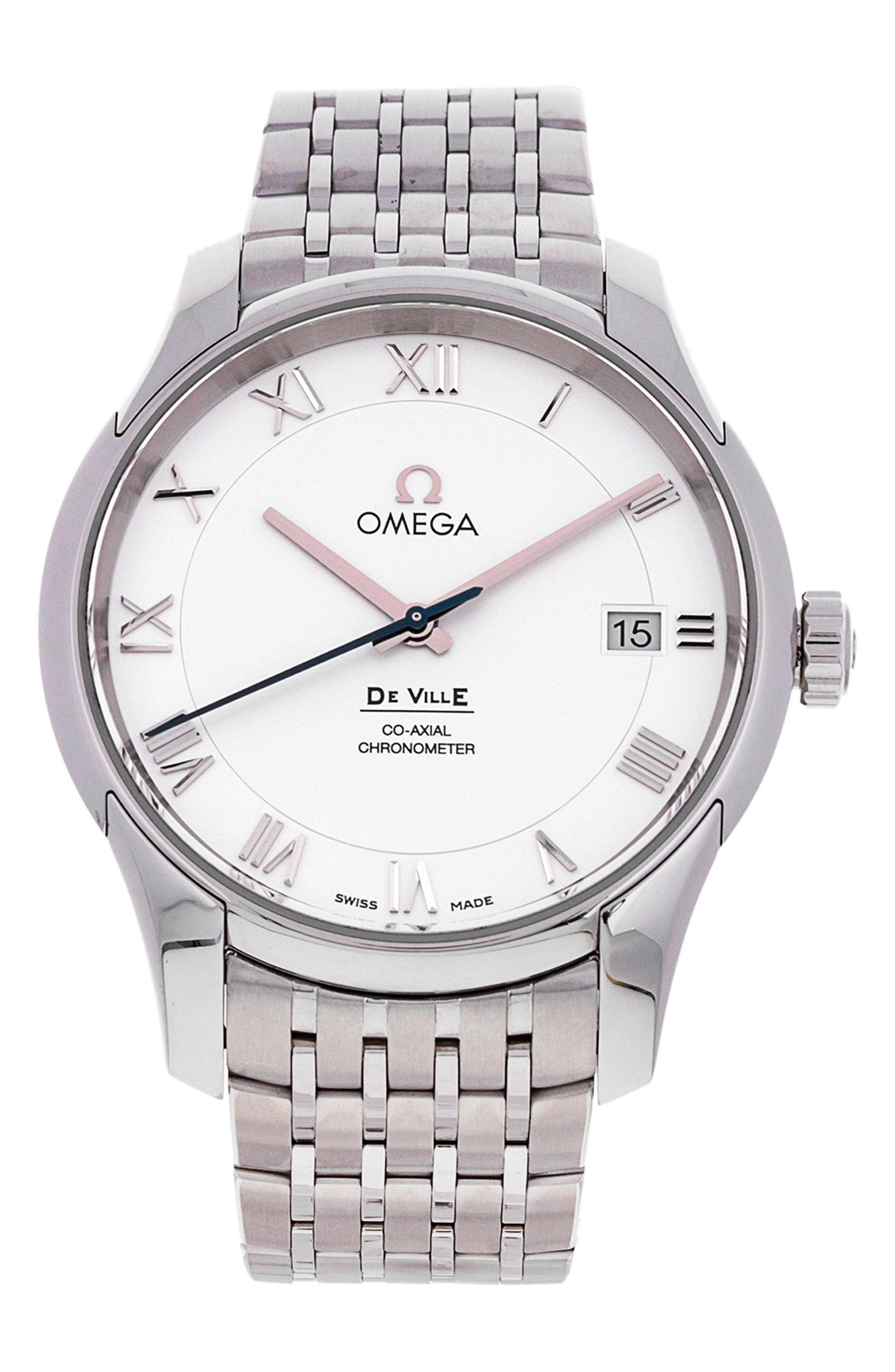 Watchfinder & Co. Omega Preowned De Ville Co-Axial Bracelet Watch, 41mm ...