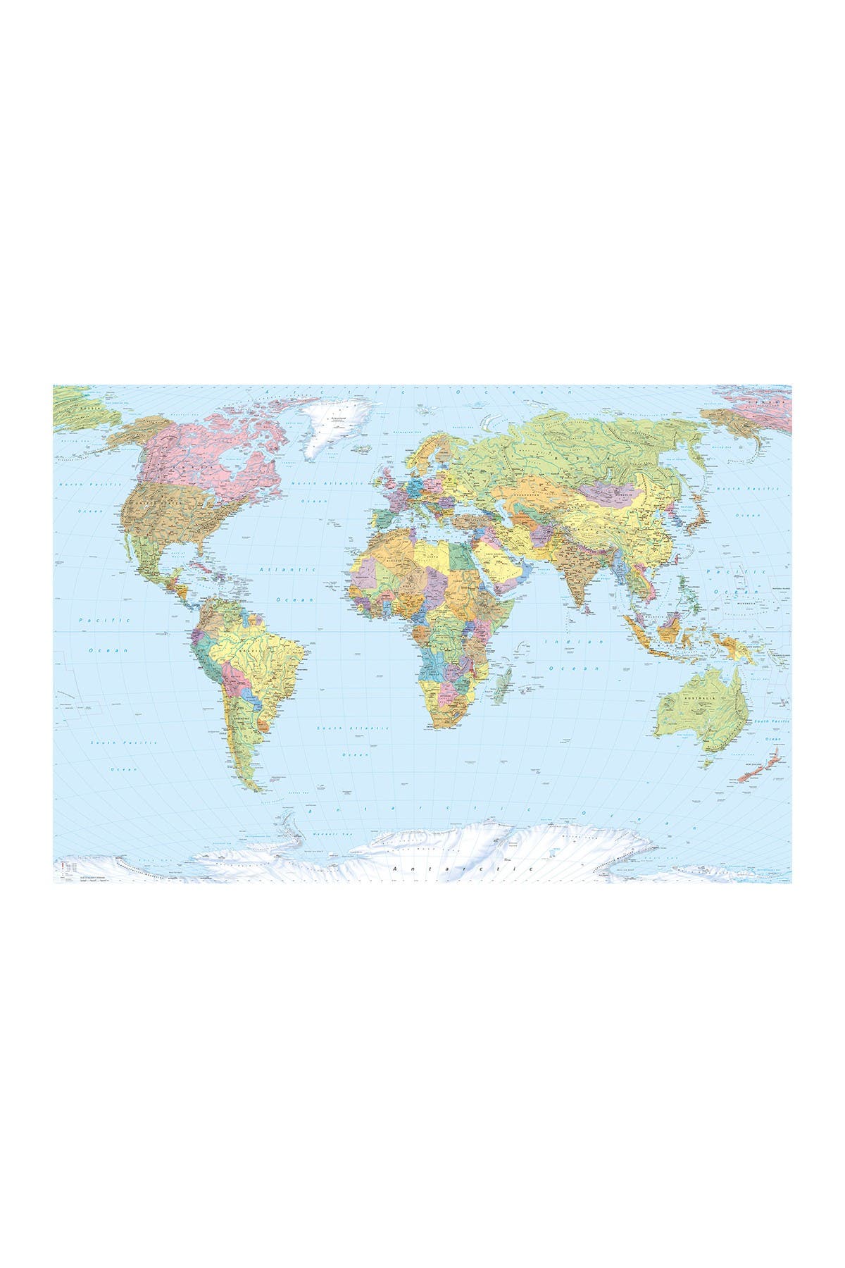 Wallpops World Map Mural | Nordstromrack