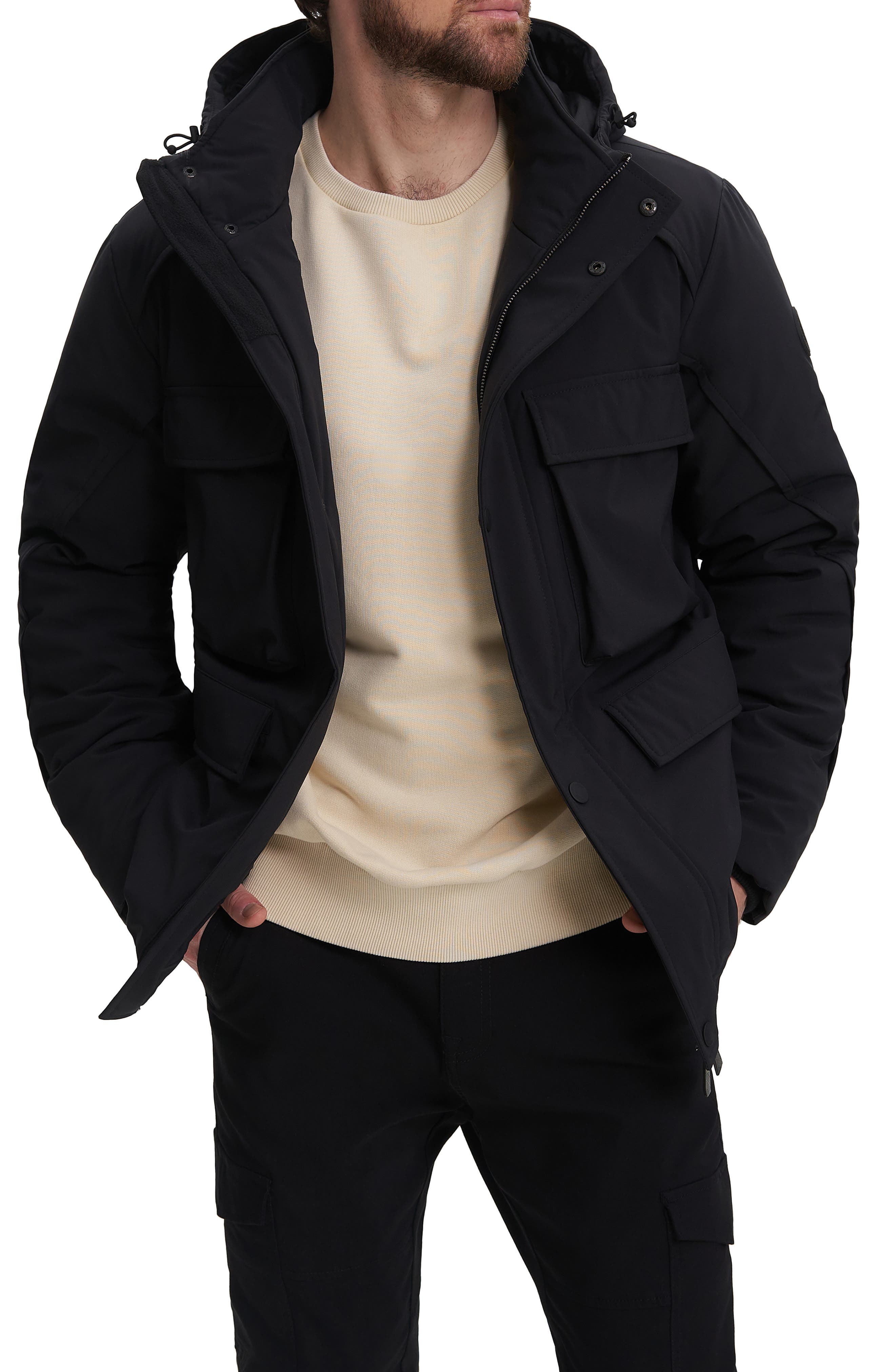 Noize Anders Hooded Short Parka Jacket | Nordstromrack