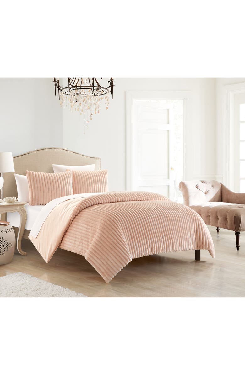 CHIC Fergus Channel Quilted Microplush 7-Piece Comforter Set - King ...