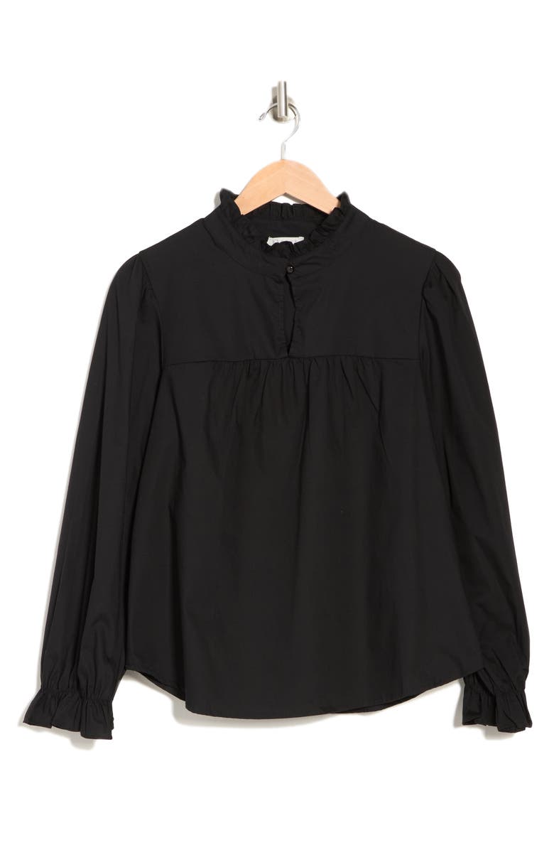 CHENAULT Long Sleeve Ruffle Collar Shirt | Nordstromrack