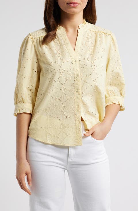 Women's Yellow Blouses | Nordstrom