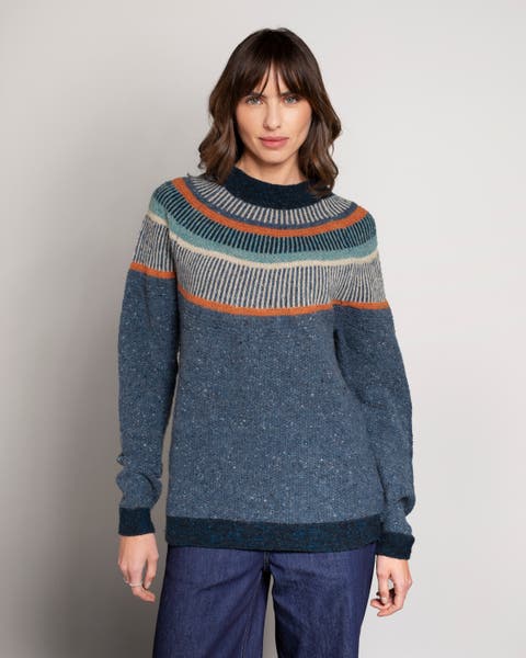 Women's Mock Neck Striped Sweaters | Nordstrom Women's Mock Neck Striped Sweaters | Nordstrom