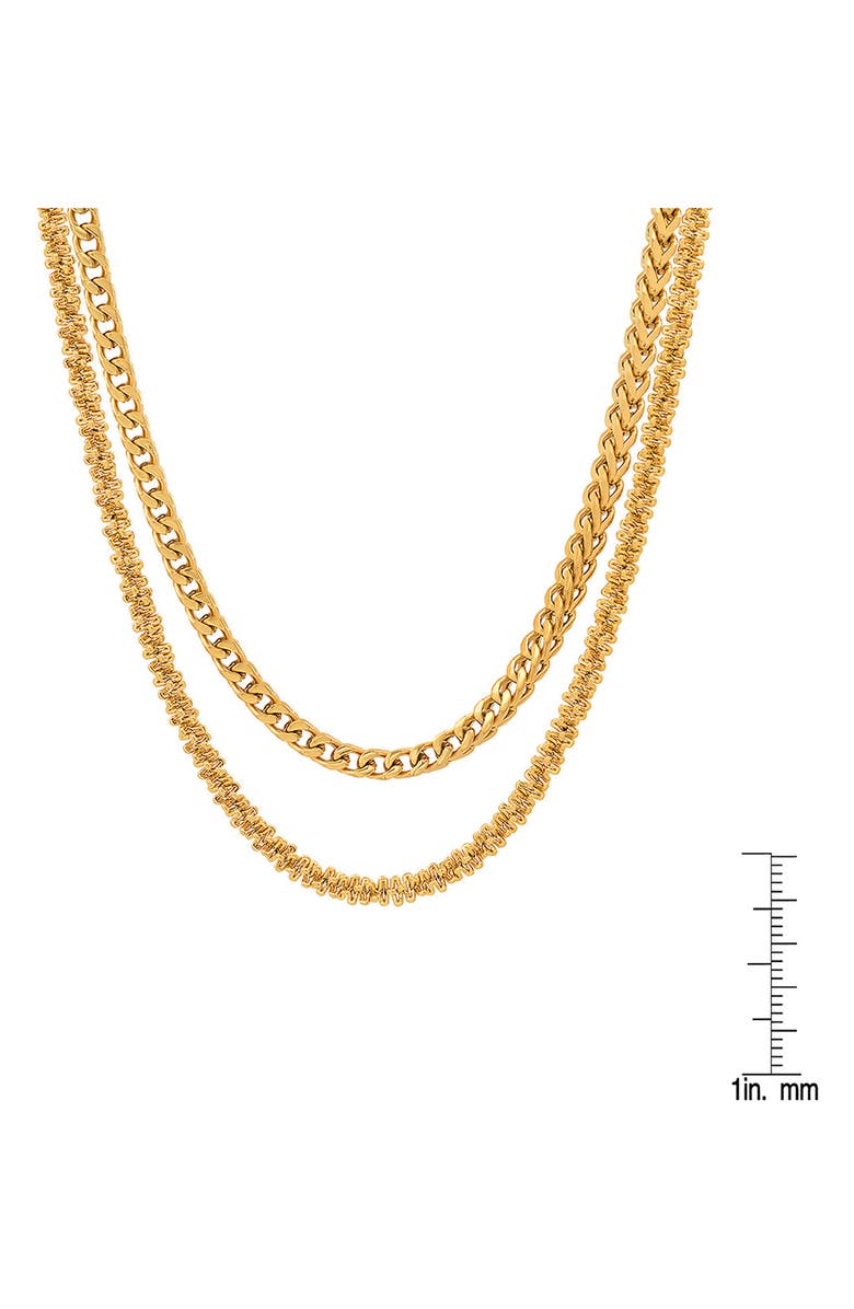 HMY JEWELRY Layered Mixed Chain Necklace | Nordstromrack