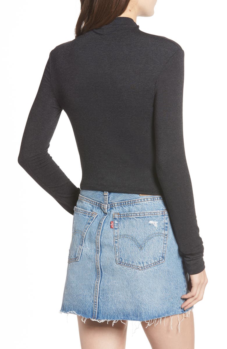 BP. Draped Funnel Neck Top | Nordstromrack