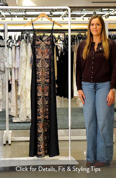 AllSaints Bryony Snakeskin Print Slipdress | Nordstromrack