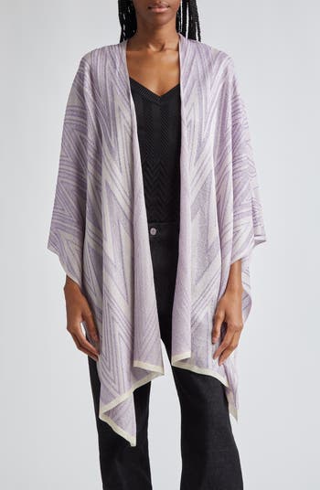 Missoni Metallic Chevron Cape | Nordstrom