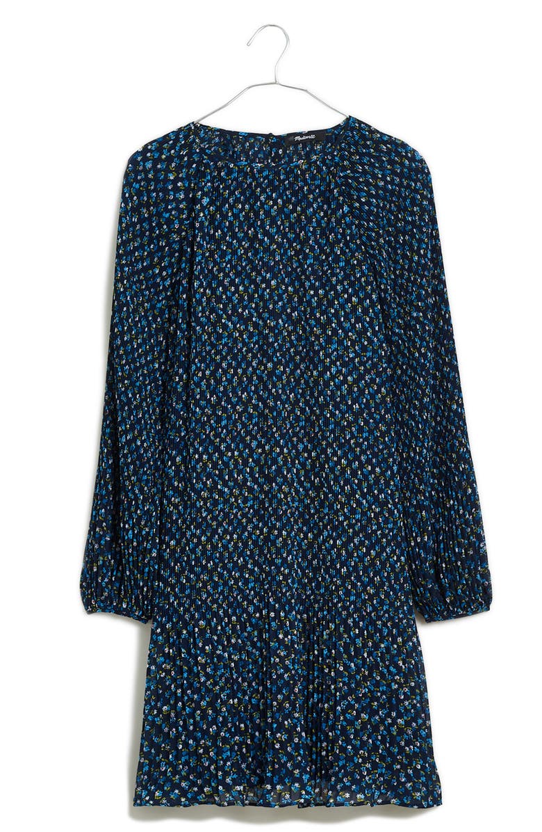 Madewell Floral Balloon Long Sleeve Crinkle Georgette Minidress ...