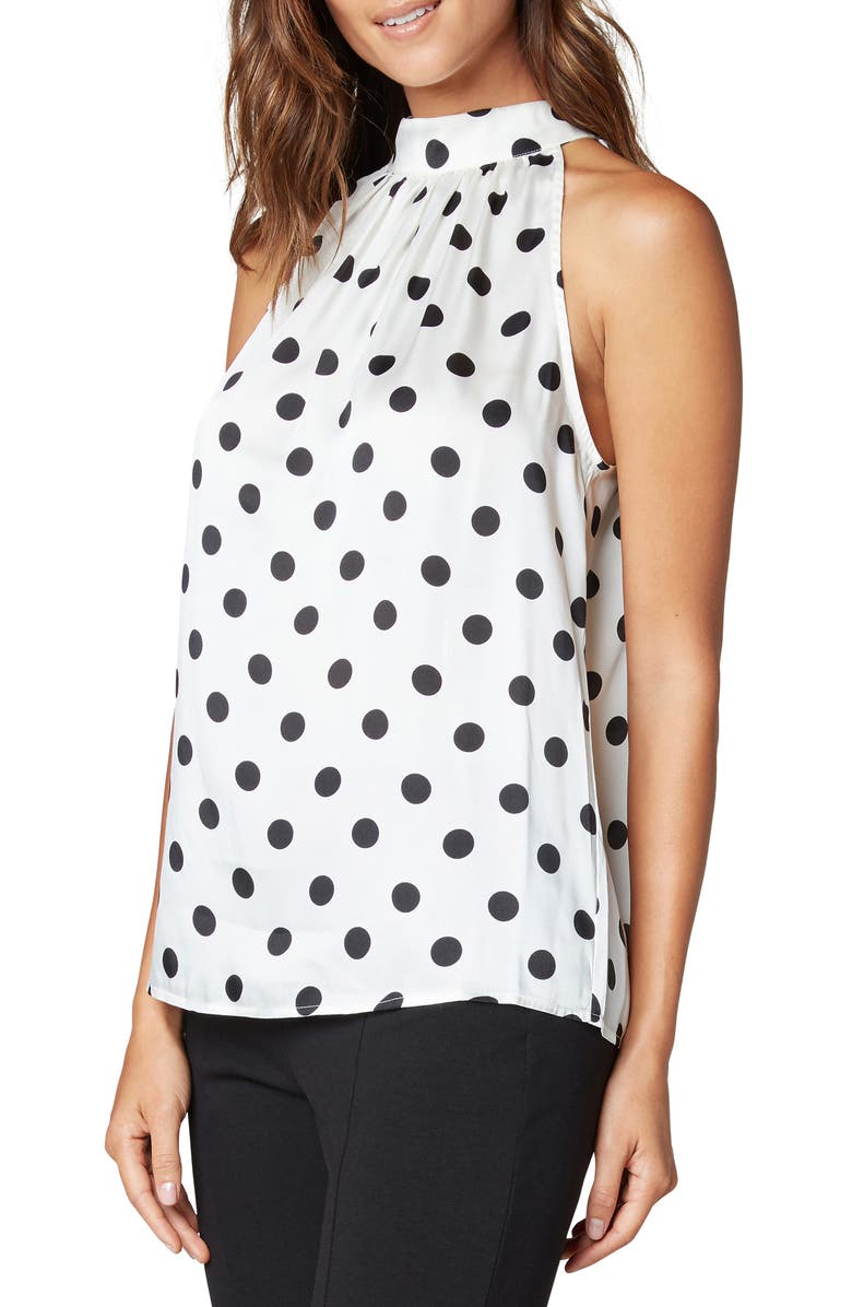 Liverpool Los Angeles Polka Dot Halter Top | Nordstrom