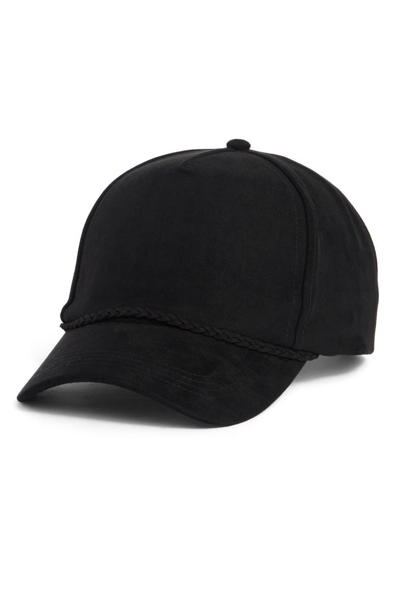 David & Young Faux Suede Baseball Cap | Nordstromrack