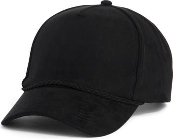 David & Young Faux Suede Baseball Cap | Nordstromrack