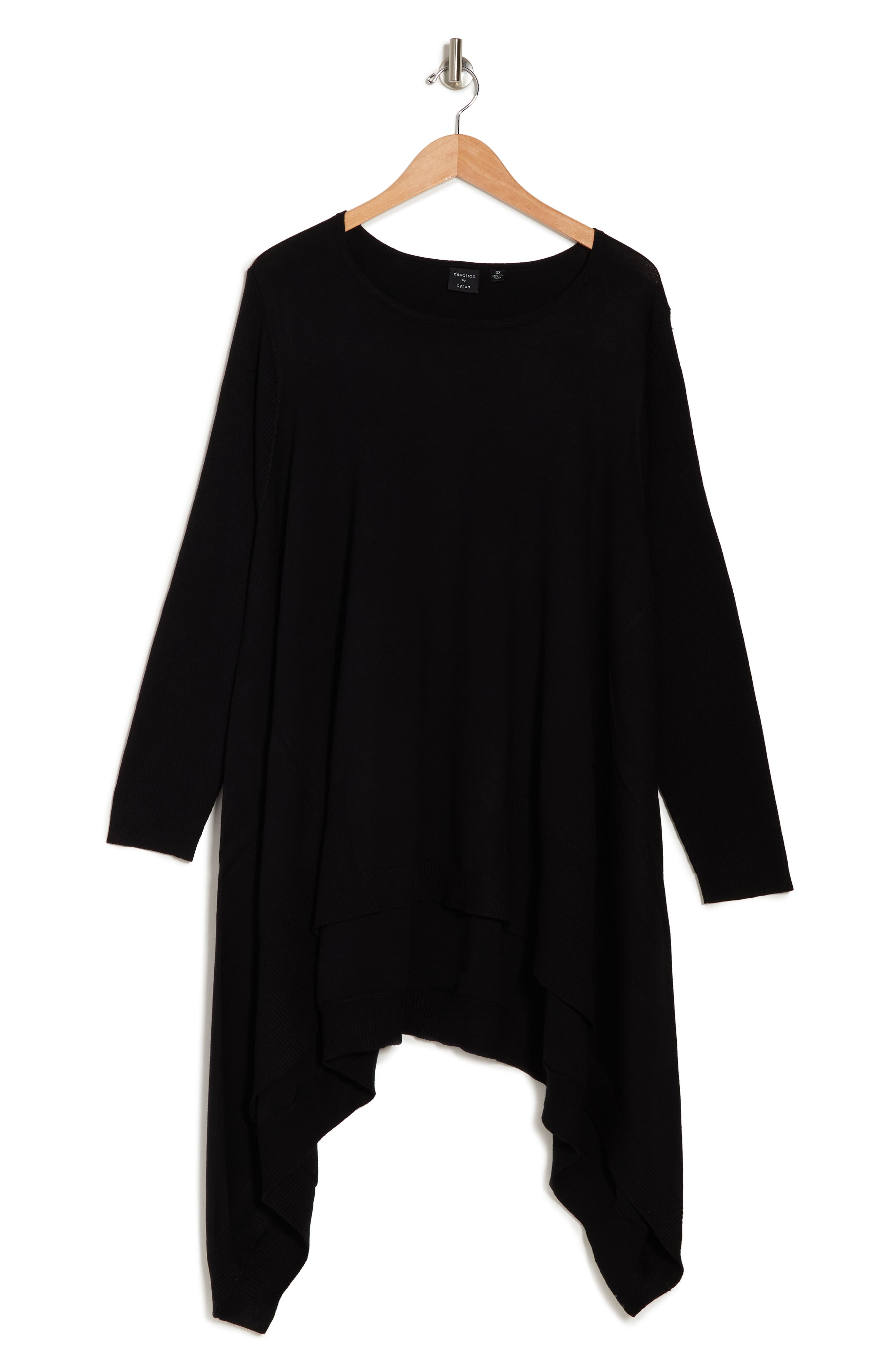 CYRUS Asymmetrical Long Sleeve Sweater | Nordstromrack