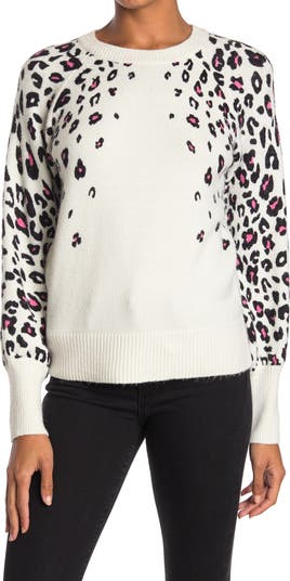 Design History Animal Printed Knit Sweater | Nordstromrack