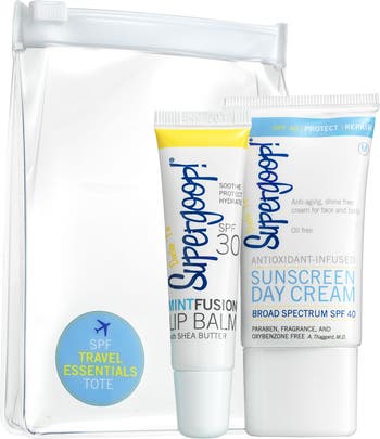 Supergoop!® SPF Travel Essentials Tote Set | Nordstrom
