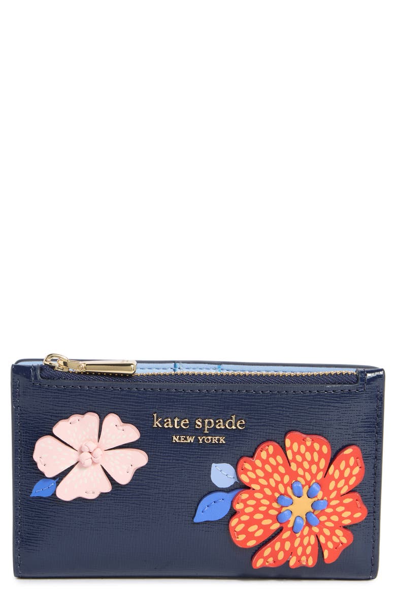 Kate Spade New York dottie bloom flower leather wallet | Nordstromrack