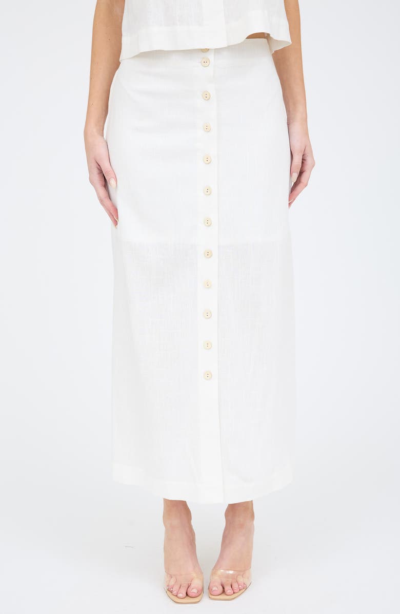 Blu Pepper Front Button Maxi Skirt | Nordstromrack