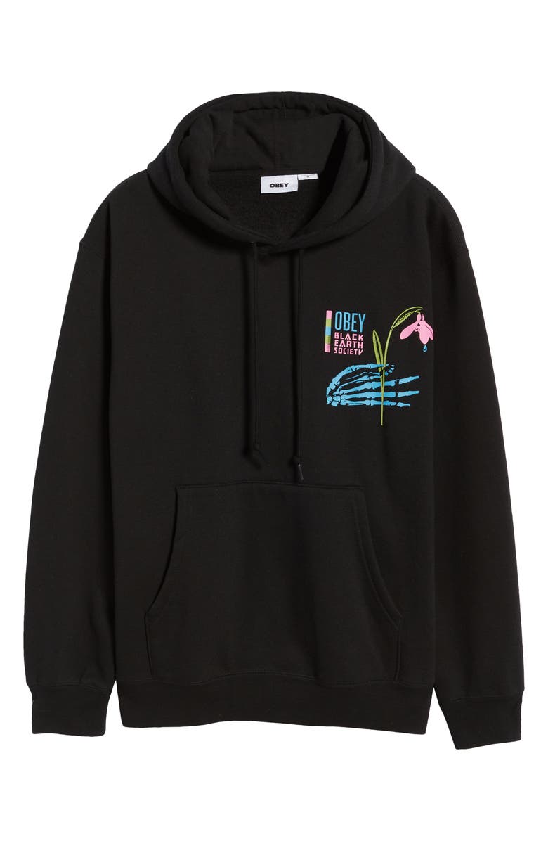 Obey Black Earth Society Graphic Hoodie | Nordstromrack