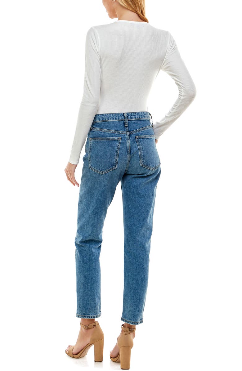 Row A Lace Trim Bodysuit | Nordstromrack