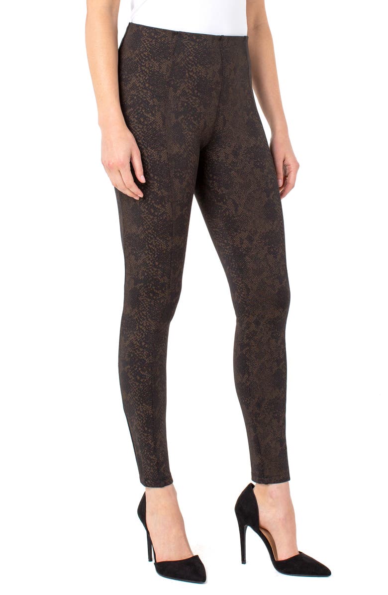 Liverpool Los Angeles Reese Python Print High Waist Ponte Leggings ...
