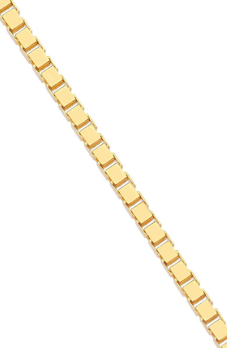 HAWLEY ST 14K Gold Classic Box Chain Bracelet | Nordstromrack