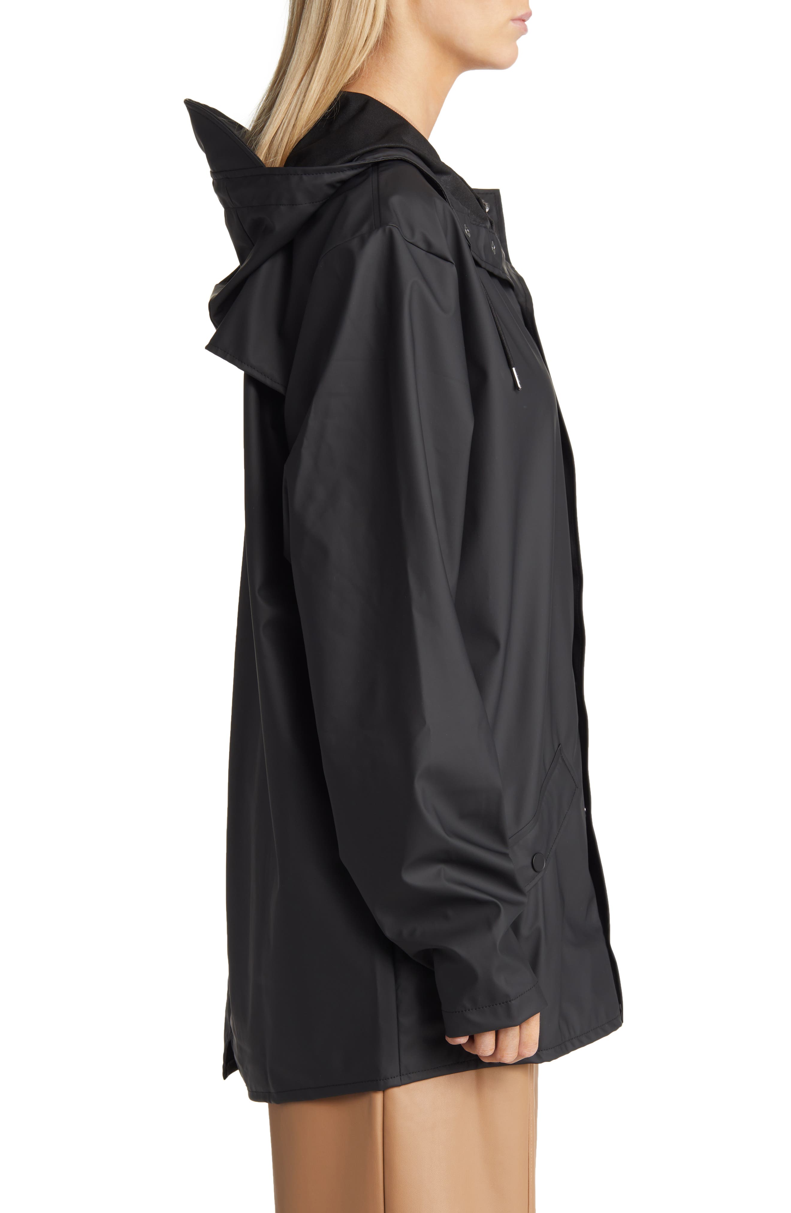 Rains Waterproof Snap Front Rain Jacket | Nordstrom