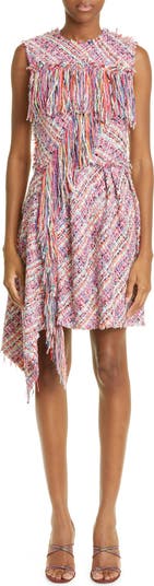 Jason Wu Collection Ruffle Detail Sleeveless Tweed Dress | Nordstrom