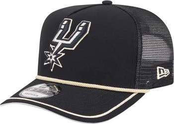 New Era Men's New Era Black San Antonio Spurs Vintage Team Rope A-Frame ...