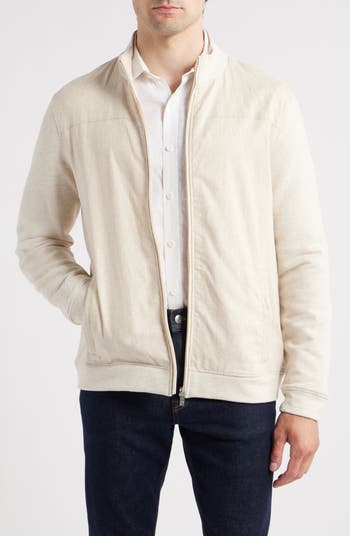 Johnston & Murphy Full Zip Knit Jacket | Nordstrom