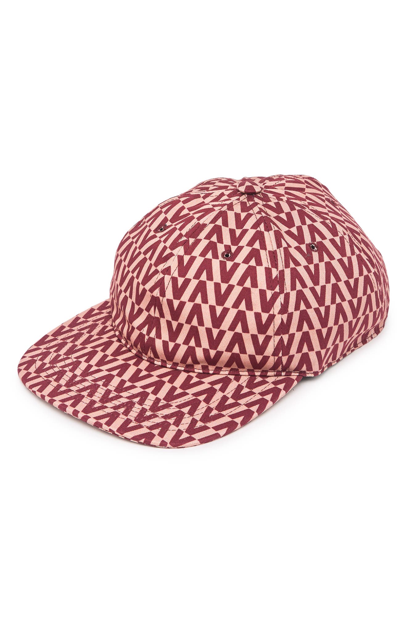 Valentino Flat Bill V Monogram Print Cap | Nordstromrack