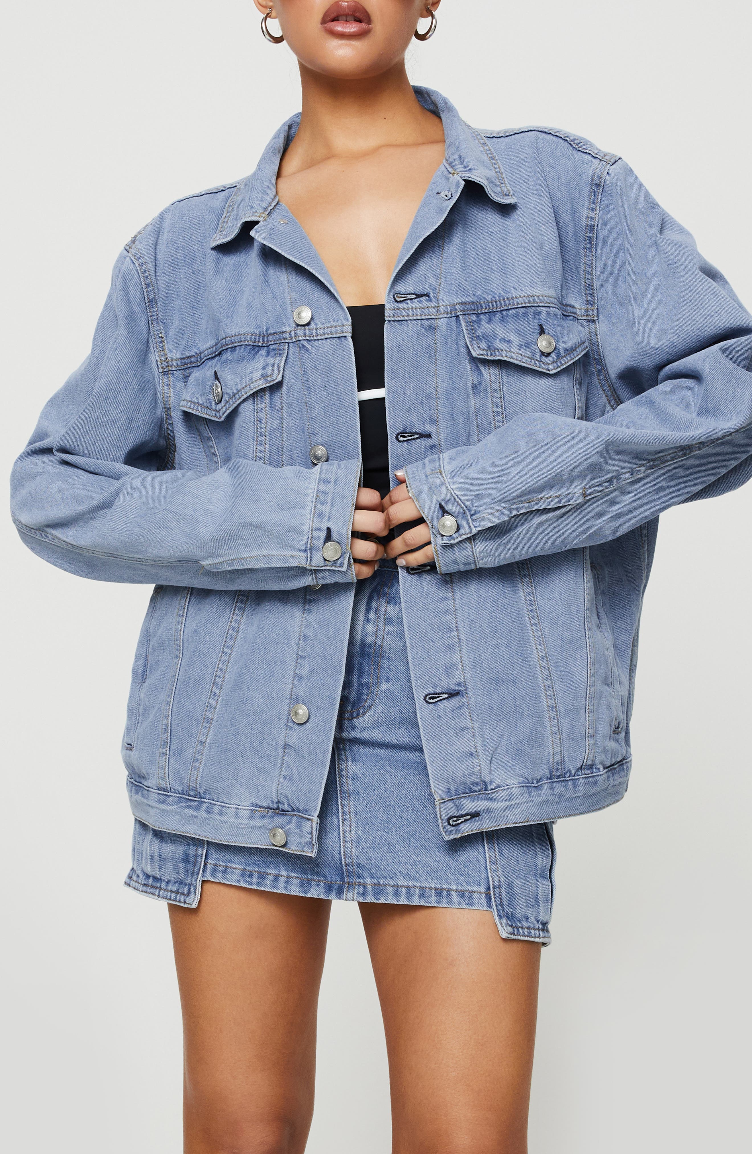 Princess Polly Western Denim Jacket | Nordstrom